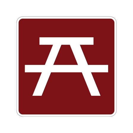 Sign Solutions Usa Picnic Site (Symbol), Picnic Site (Symbol), 24 in W ...