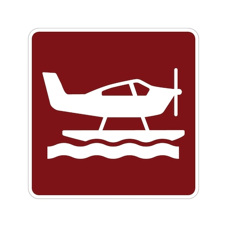 Sign Solutions Usa Sea Plane (Symbol), Sea Plane (Symbol), 30 in W x 30 ...