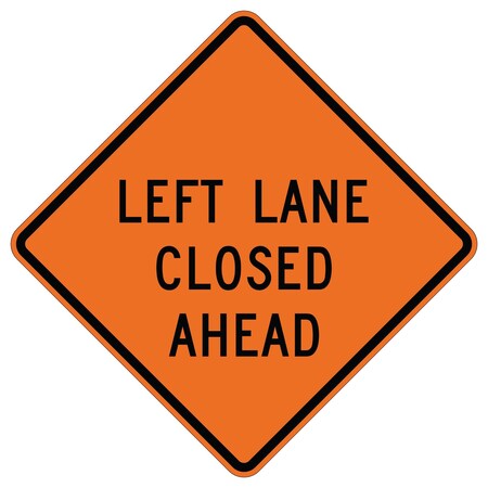 Sign Solutions Usa Work Zone Fluorescent Reflective WZ FLO 080 48 in ...