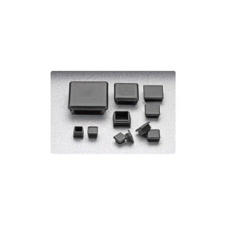 Stockcap Inserts-SQUARE-1-3/4-14-20-LDPE-BLACK, 629672 | Zoro