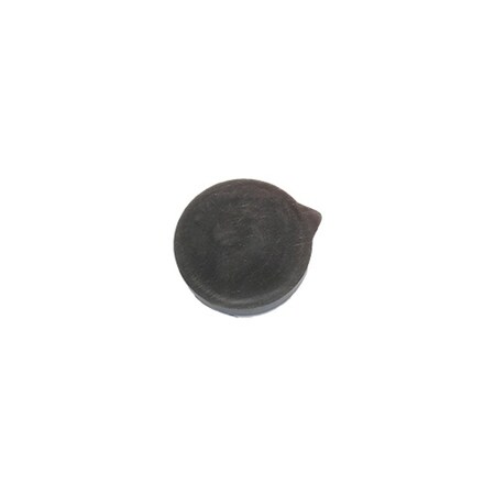 Visipak CLOSURE-FLX PLUG ROUND-1 5/8"-FLAT TOP-WITH TAB-LDPE-BLACK ...