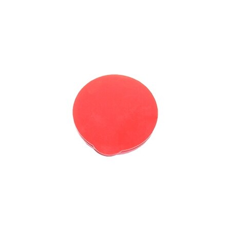 Visipak CLOSURE-FLX PLUG ROUND-1 5/8"-FLAT TOP-WITH TAB-LDPE-RED, 250PK ...