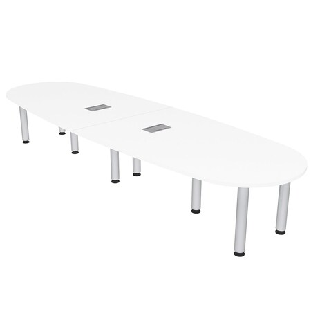 Skutchi Designs 45 in W, 120 in L, 29 in H, Engineered Wood Top, White ...