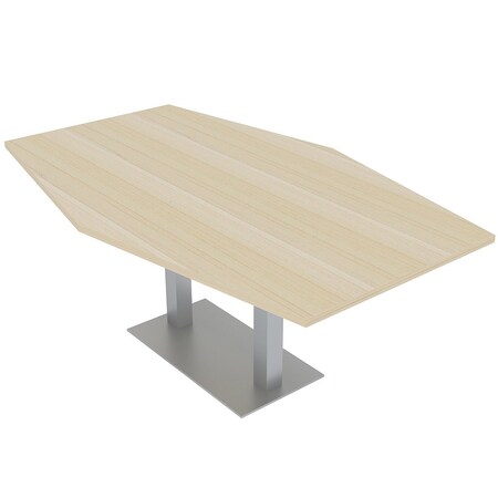 Skutchi Designs 6 Person Hexagon Conference Room Table Square Metal ...