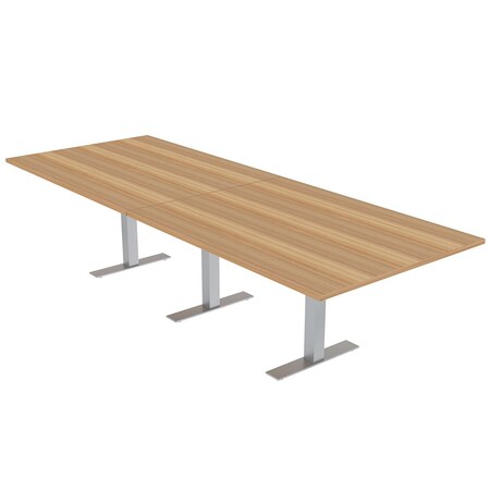 Skutchi Designs 10 Person Rectangular Conference Table, Metal T-Bases ...