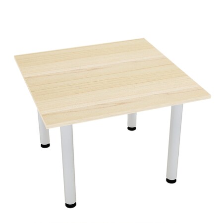 Skutchi Designs 4 Person Conference Table, Metal Post Legs, Small ...