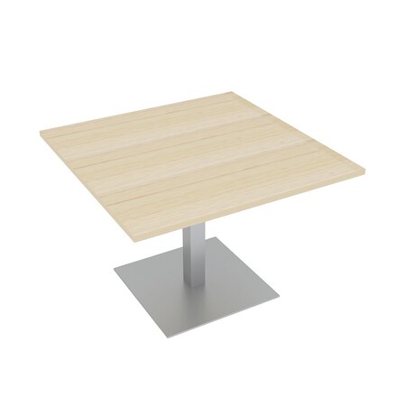 Skutchi Designs Square 42in. Meeting Table, Square Metal Base ...