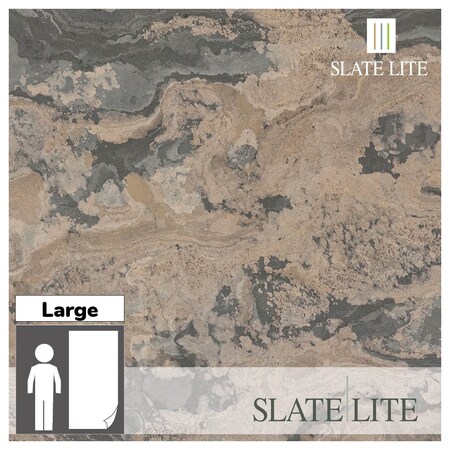 Slate-Lite Slate-Lite Rustique 94.48in x 47.24in 10010006 | Zoro