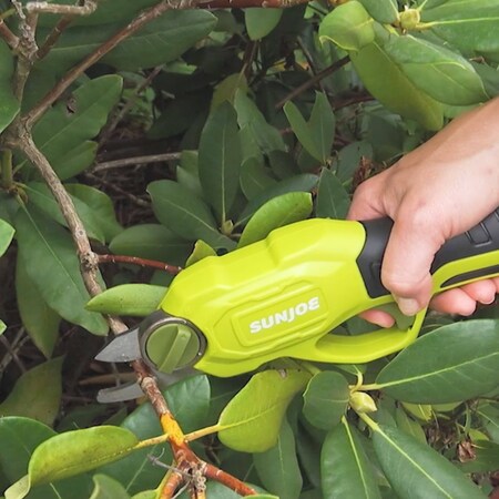 Sun Joe Cordless Rechargeable Power Pruner | 3.6 V | 2000 mAh | 0.6 Sec ...