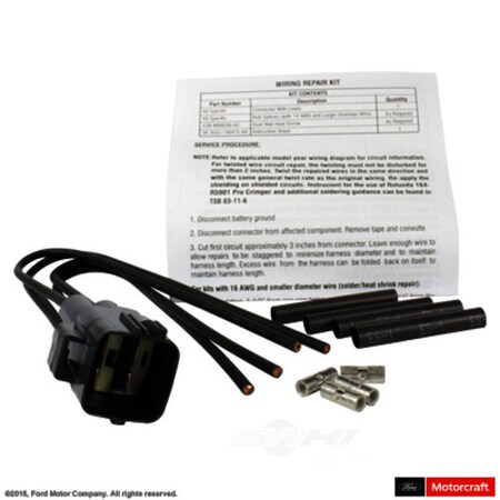 Motorcraft Engine Cooling Fan Motor Connector, WPT-750 WPT-750 | Zoro