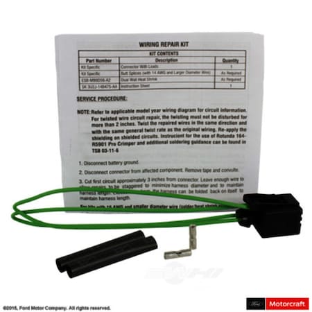 Motorcraft Alternator Connector, WPT-1331 WPT-1331 | Zoro