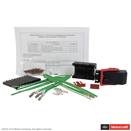 Motorcraft Transmission Control Module Connector 2017 Ford Fiesta 1.0L ...