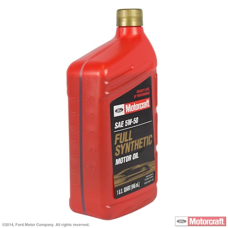 Motorcraft Engine Oil, XO-5W50-QGT XO-5W50-QGT | Zoro