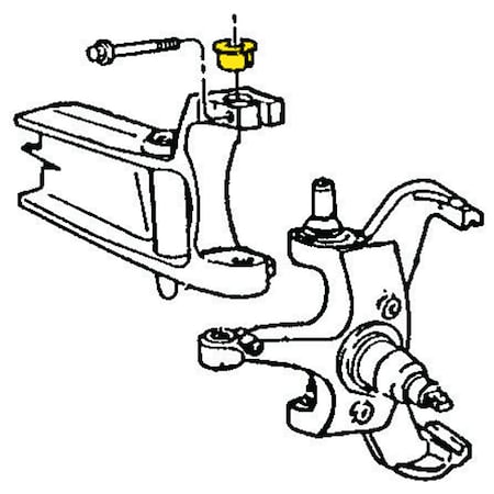 Moog Alignment Caster/Camber Bushing - Front, K80108 K80108 | Zoro