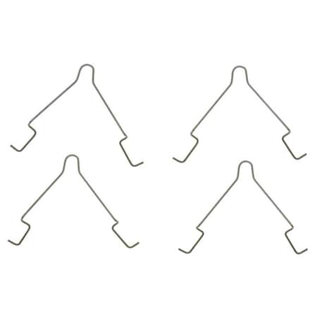 Acdelco Disc Brake Pad Drag Reduction Clip, 18K1036SS 18K1036SS | Zoro