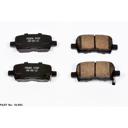 Powerstop Evolution Ceramic Disc Brake Pad - Rear, 16-865 16-865 | Zoro