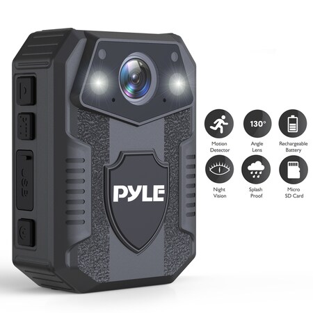 Pyle Body Camera, PPBCM8 PPBCM8 | Zoro