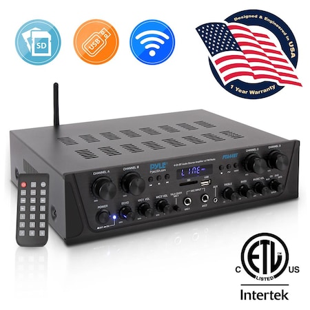 Pyle 4 Channel Amplifier System PTA44BT.5 | Zoro