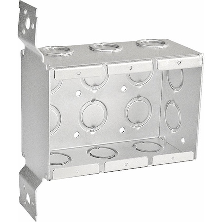 Southwire Electrical Box, 45 cu in, Masonry Box Type, 3 Gangs, Steel TB ...