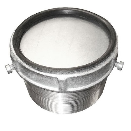 Southwire Rigid Cap, 6 in, Set Screw, Steel, Zinc Plated CAPR600 | Zoro