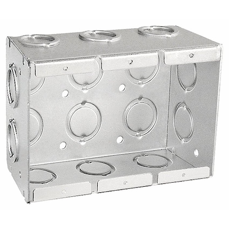 Southwire Electrical Box, 45 cu in, Masonry Box Type, 3 Gangs, Steel TB ...