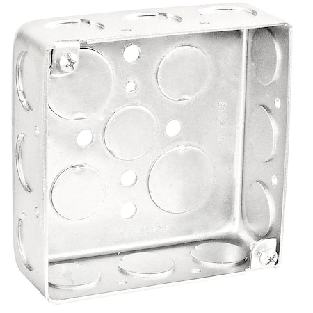 Southwire Electrical Box, 21 cu in, Square Box Type, 4 Gangs, Steel ...
