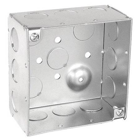 Southwire Electrical Box, 30.3 cu in, Square Box Type, 4 Gangs, Steel ...