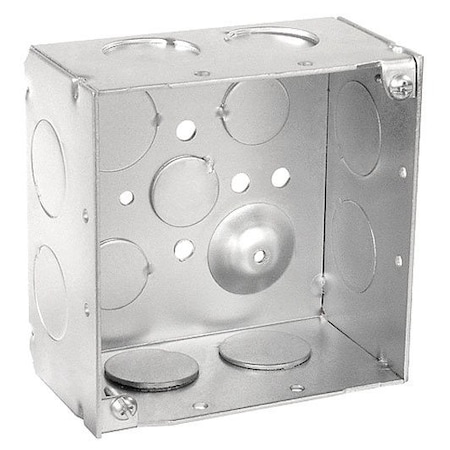 Southwire Electrical Box, 30.3 cu in, Square Box Type, 4 Gangs, Steel ...