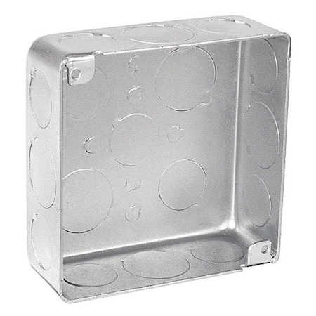 Southwire Electrical Box, 21 cu in, Square Box Type, 4 Gangs, Steel ...