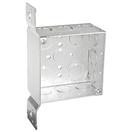 Southwire Electrical Box, 30.3 cu in, Square Box Type, 4 Gangs, Steel ...