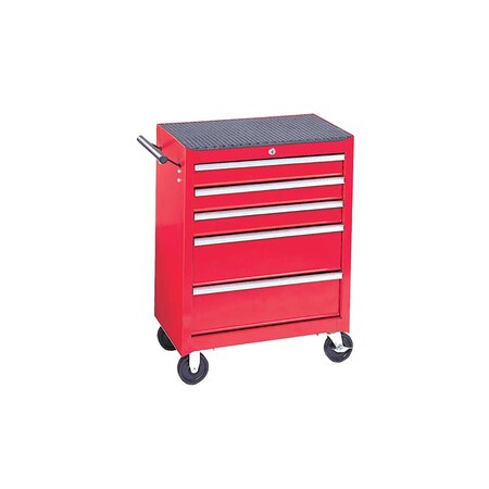 Stm 5 Drawer, Red, 570 mm W x 345 mm D x 650 mm H 326530 | Zoro