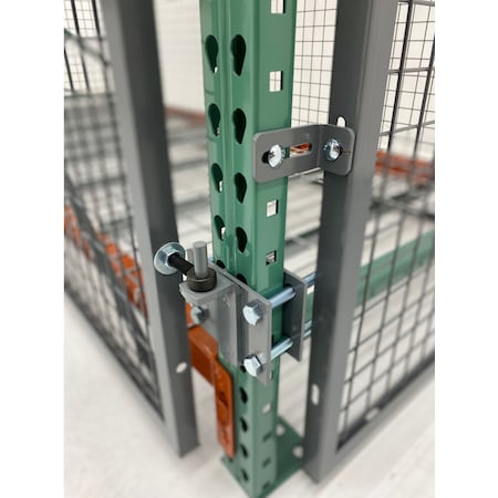 Beastwire By Spaceguard 4-Sided Pallet Rack Enclosure W/Bi-Parting ...