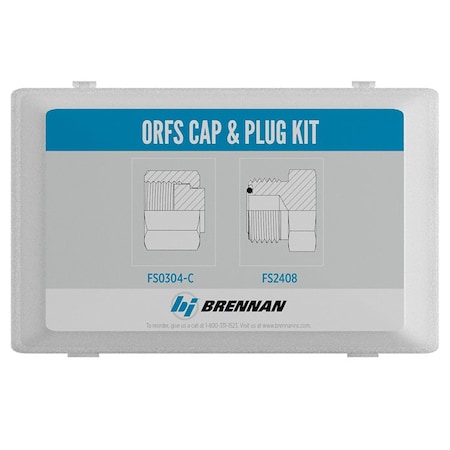 Brennan Industries ORFS CAP AND PLUG KIT WITH BOX KT1004-ORFS | Zoro