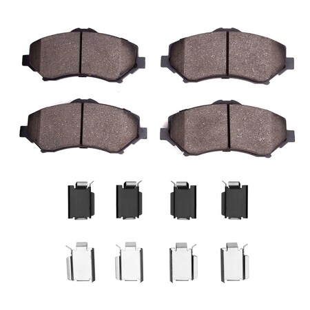 Dynamic Friction Co Ultimate Duty Performance Brake Pads and Hardware ...
