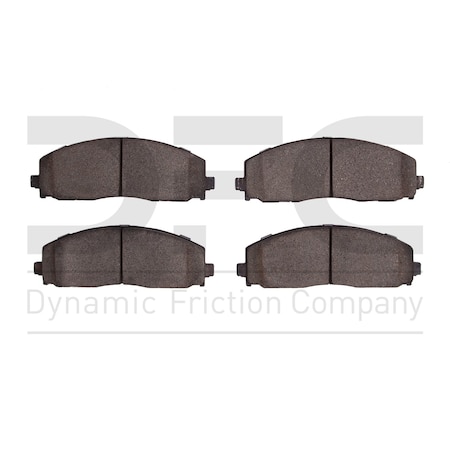 Dynamic Friction Co 3000 Ceramic Brake Pads, Extreme Low Dust, Low ...