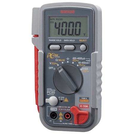 Sanwa Digital Multimeter with PC Link PC20 | Zoro