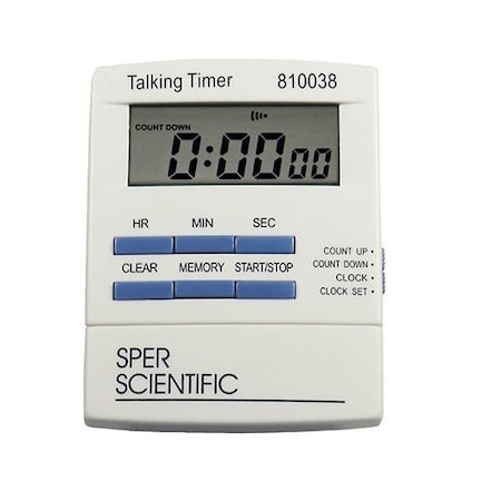 Sper Scientific Talking Timer 810038 | Zoro