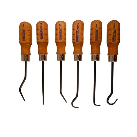 Grace Tools Grace USA Hook and Pick Set - 6 pc. Set GRHP6 | Zoro