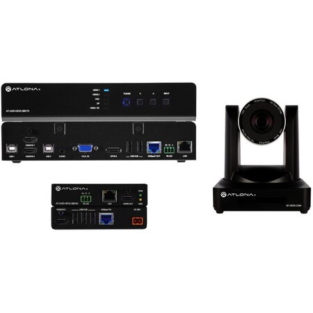 Atlona Kit Tx/Rx/Ptz Camera-Soft Codec Conferencing System AT-UHD-HDVS ...