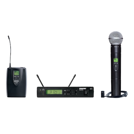 Shure Ulxs4 ; Ulx1 ; Microflex Wl185 Cardioid Lavalier Mic ULXS124/85 ...
