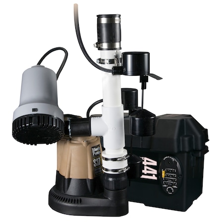 Liberty Pumps PCS37-441 1/3 hp Pump Combo Battery BACKUP PUMP PCS37-441 ...