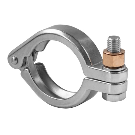 Steel & Obrien 4" I-Line Clamp, Bolted Style - 304SS 13I-4-304 | Zoro