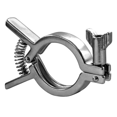 Steel & Obrien 4" Tri-Clamp Single Pin Squeeze Clamp - 304SS 13MHHMQ-4 ...