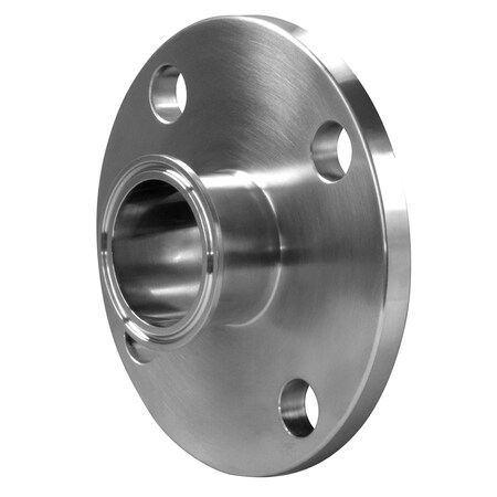 Steel & Obrien 1" Clamp x Flange Adapter - 1-5/8" Long 316SS 38MP-1-316 ...