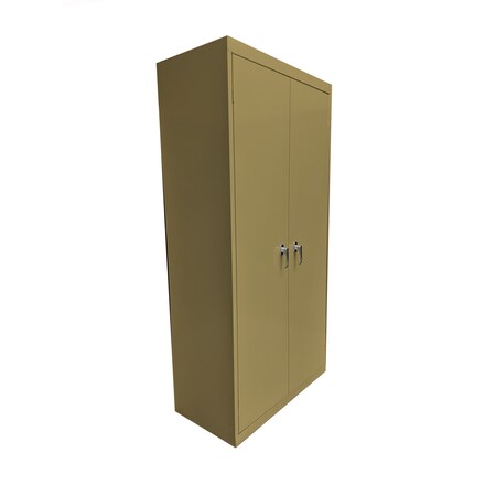 Steel Cabinets Usa Storage Cabinet, 36 in W, 72 in H, Tropic Sand UA ...