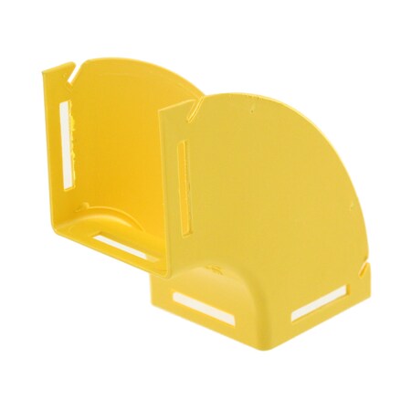 Leviton Flat Elbow Raceway, S2VEL Series, 8 in W, 2-1/4 in H, 6 in L ...