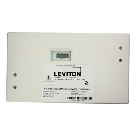 Leviton VOLTAGE OR CURRENT METERS 2P3W MM240V 200A 10PK 6F201-C02 | Zoro