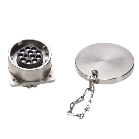 Meltric Pin & Sleeve Receptacle, 15 A, 480V AC/V DC, 11 Pole, Spring ...