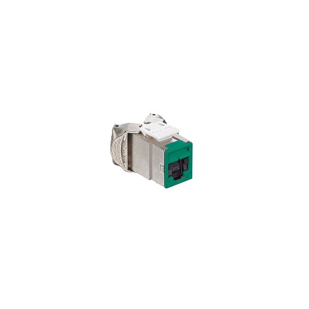 Leviton BACKSHELL CONNECTORS JK AX1 C5E SHLD SHTR GN 5ESJK-SV5 | Zoro