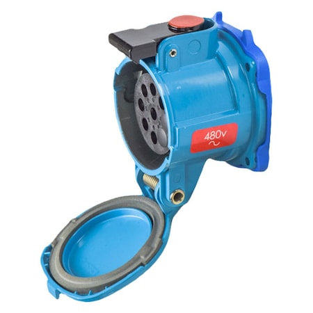 Meltric Pin & Sleeve Receptacle, 20 A, 480V AC/130V DC, 6 Pole, Screw ...